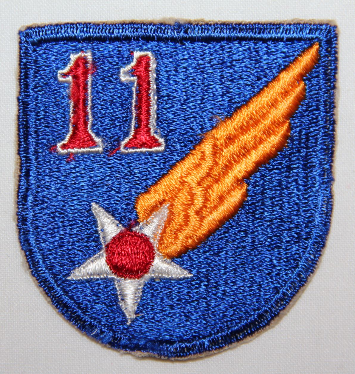 G047. WWII AAF 11TH AIR FORCE PATCH - B & B Militaria