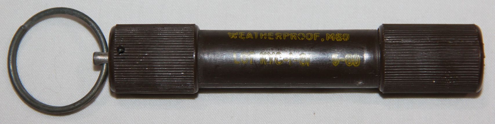 T194. INERT VIETNAM M60 WEATHERPROOF BLASTING FUZE IGNITOR - B & B ...