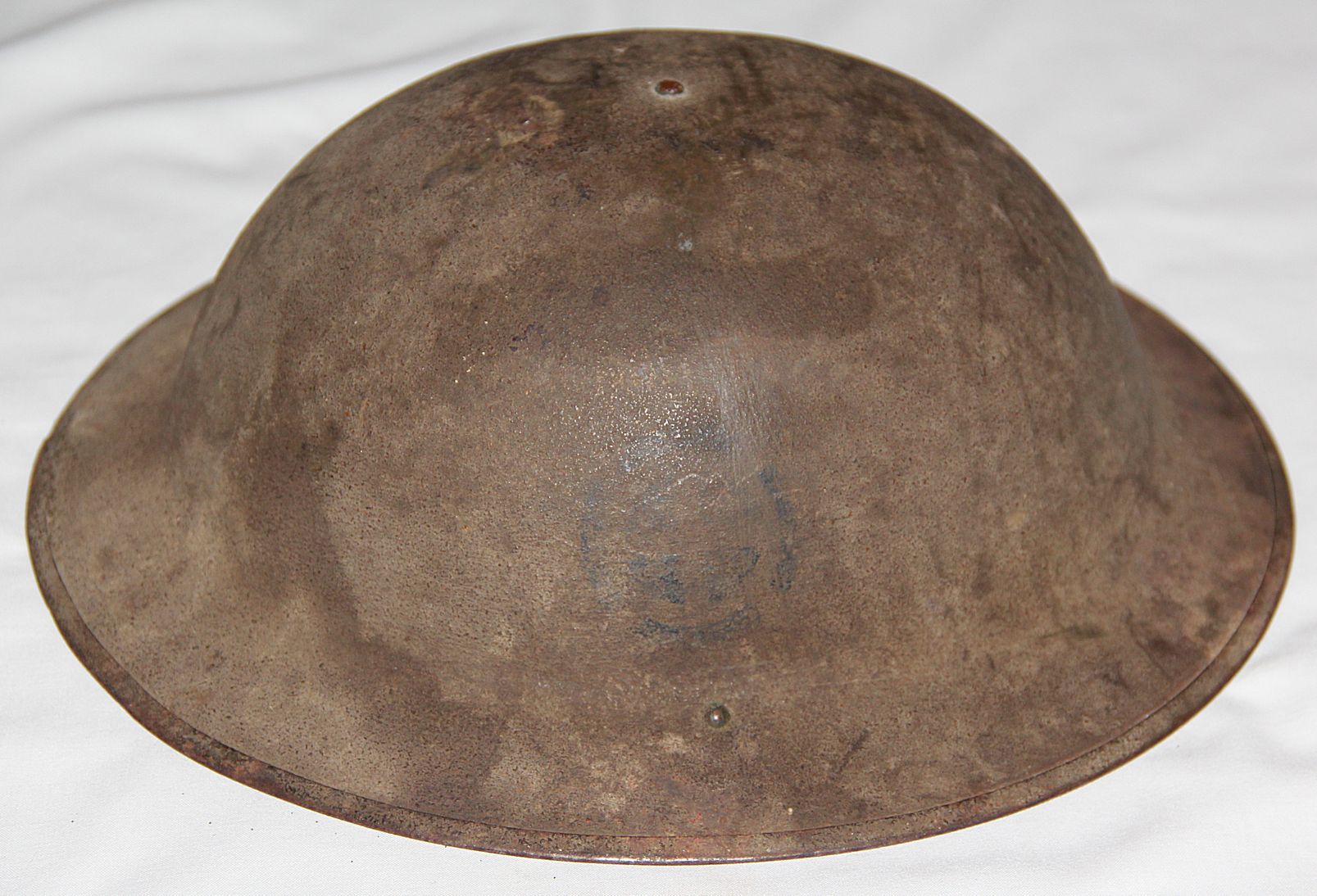 B275. WWI 35TH DIVISION M1917 COMBAT HELMET - B & B Militaria