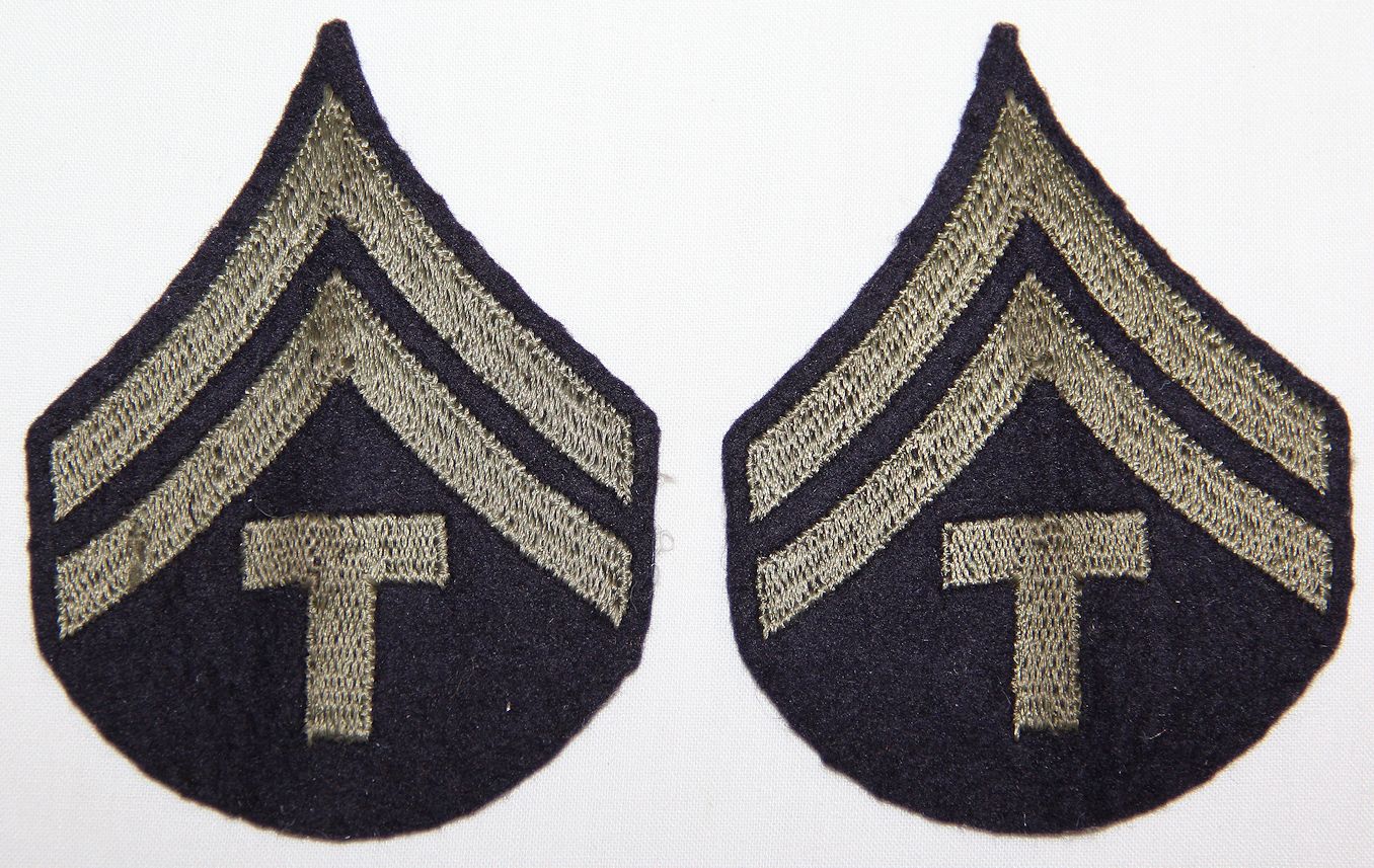 G184. WWII TECHNICIAN 5TH GRADE CHEVRONS - B & B Militaria