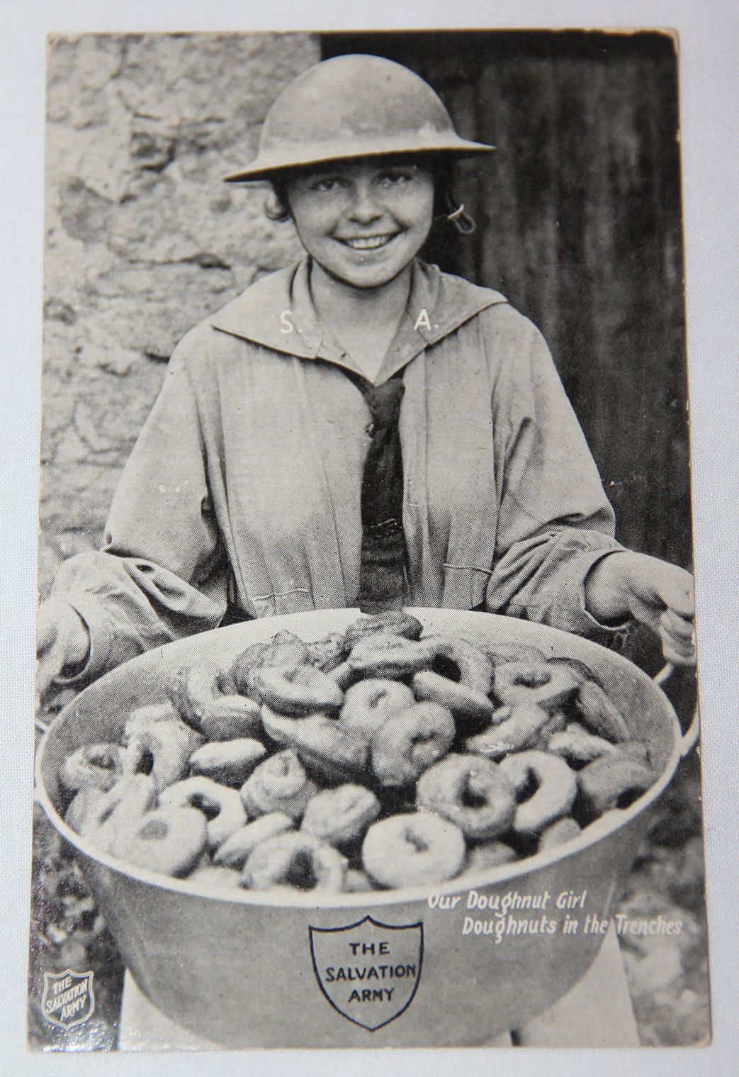 B303. WWI SALVATION ARMY DOUGHNUT GIRL IN THE TRENCHES POST CARD - B ...