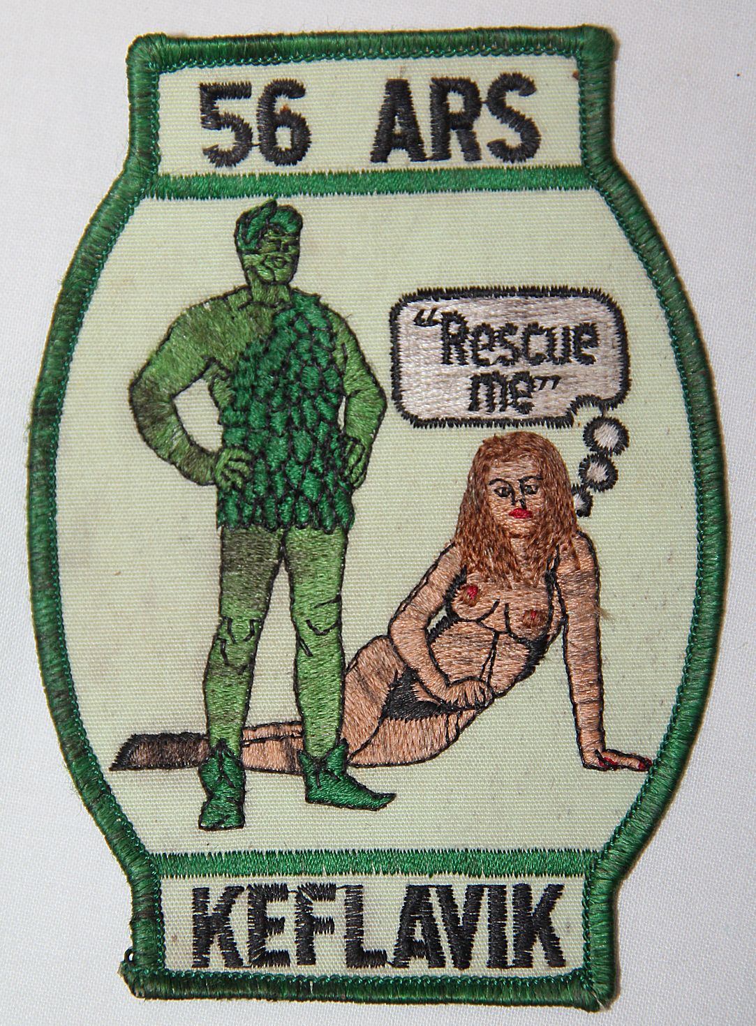 U057. 56TH AIR RESCUE SQUADRON KEFLAVIK ICELAND MORALE PATCH - B & B Militaria