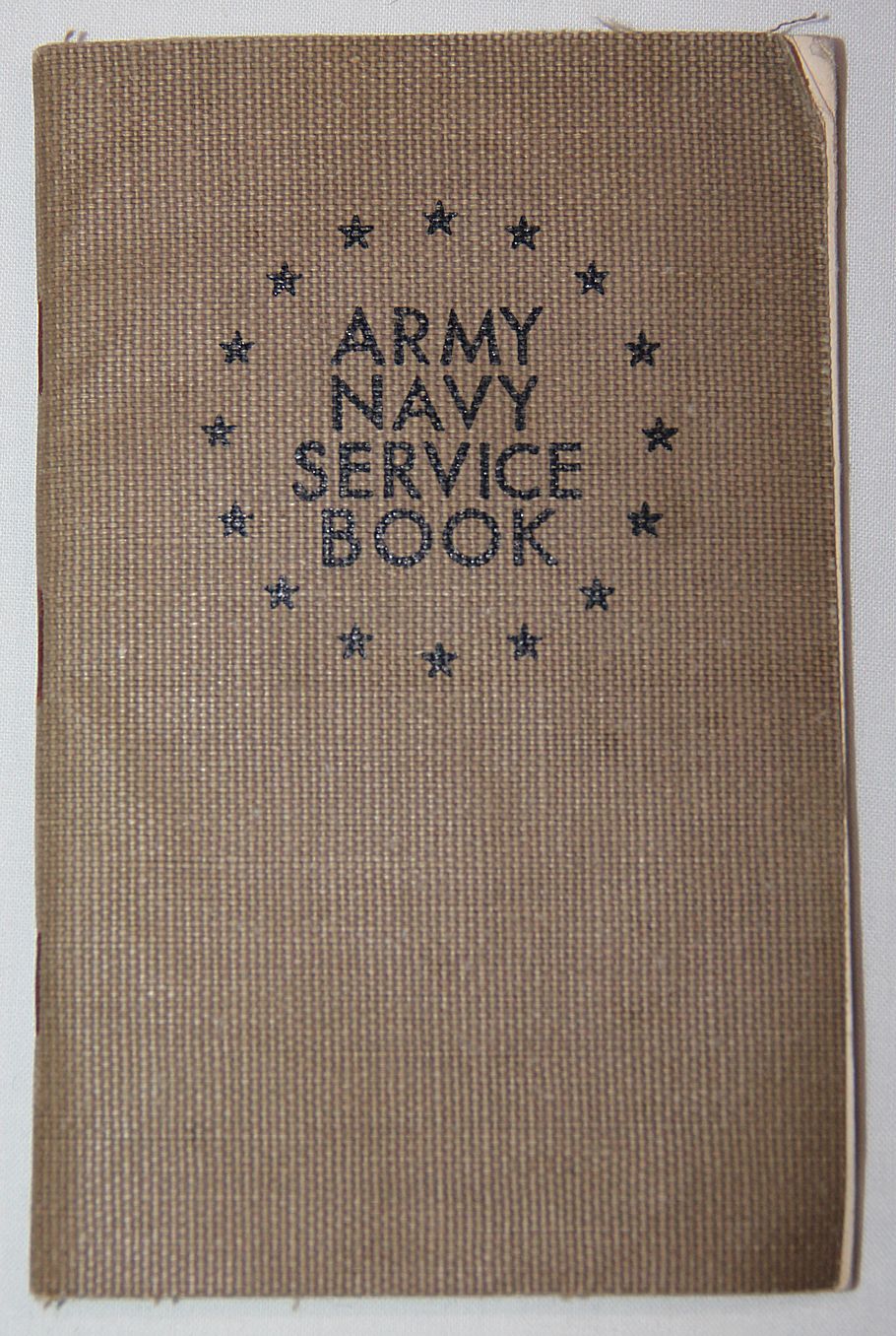 J106. WWII 1941 ARMY NAVY RELIGIOUS SERVICE BOOK - B & B Militaria