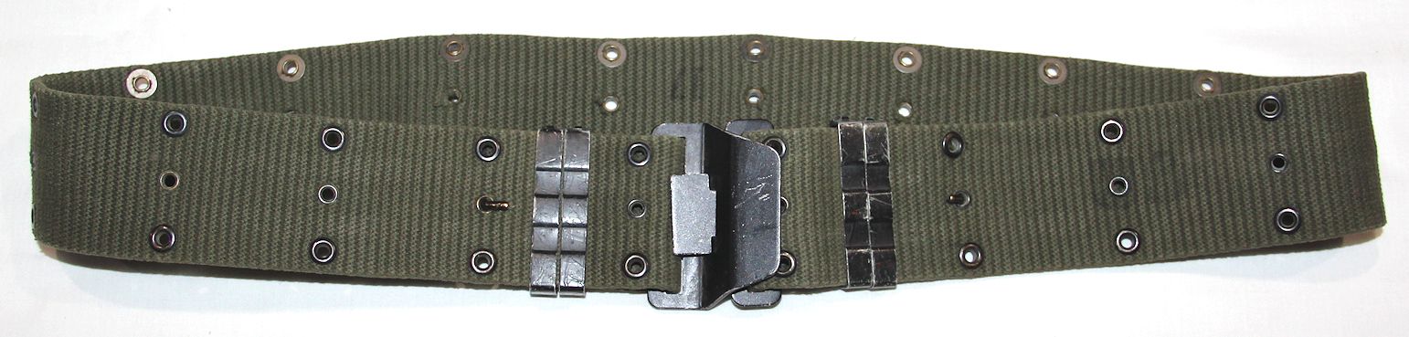 T357. VIETNAM VERTICAL WEAVE PISTOL BELT WITH DAVIS BUCKLE - B & B ...