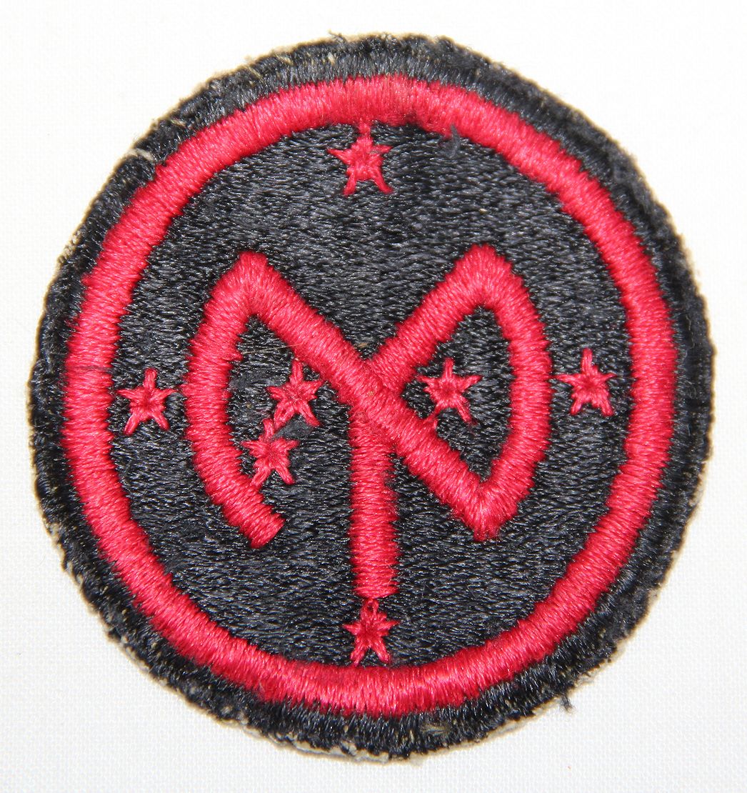 G250. WWII GREENBACK 27TH INFANTRY DIVISION PATCH - B & B Militaria
