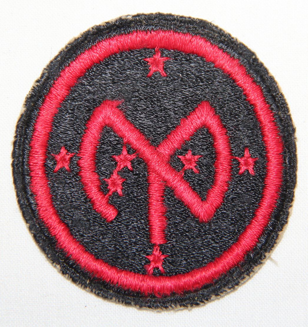 G251. WWII GREENBACK 27TH INFANTRY DIVISION PATCH - B & B Militaria