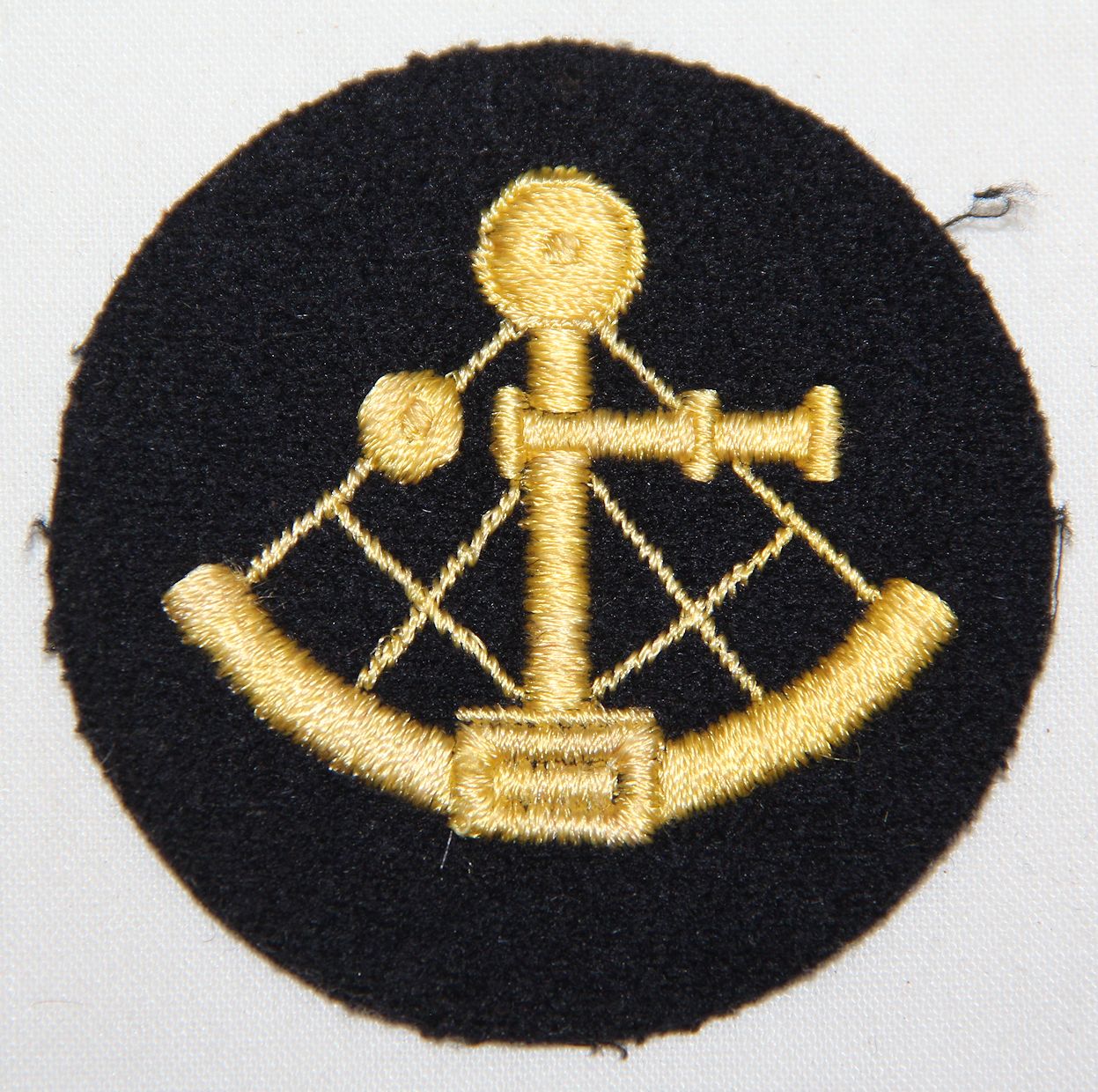 O.225. WWII KRIEGSMARINE HELMSMAN EM SLEEVE INSIGNIA - B & B Militaria