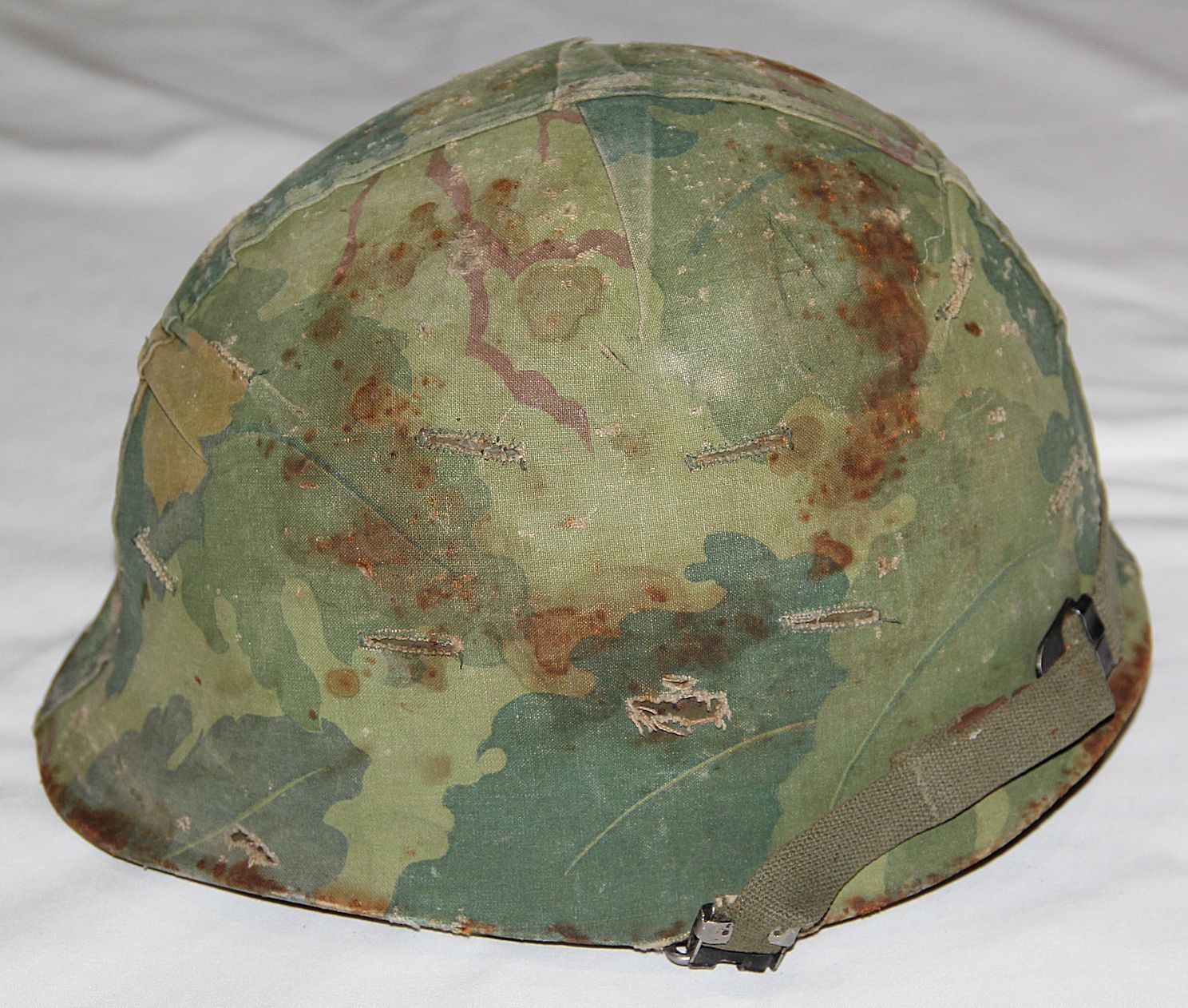 T393. UNTOUCHED VIETNAM M1 HELMET SET - B & B Militaria
