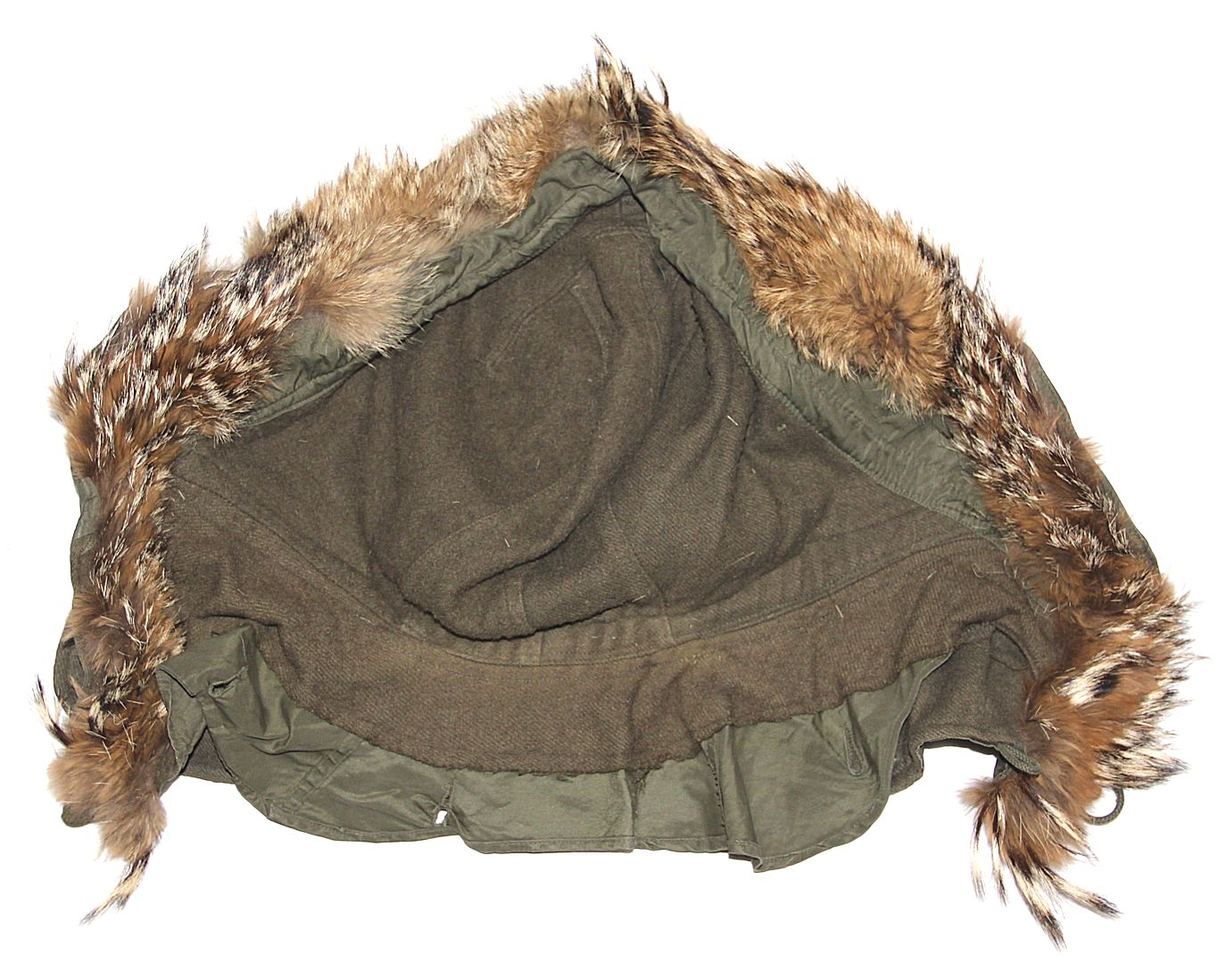 S221. HARD TO FIND M1951 PARKA WOLF FUR HOOD - B & B Militaria