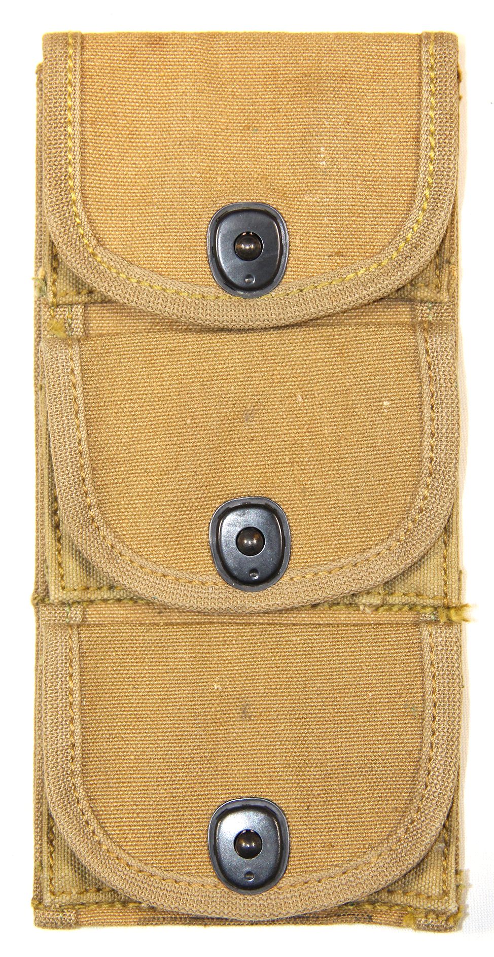 B504. WWI 1918 DATED HALF MOON CLIP POUCH - B & B Militaria