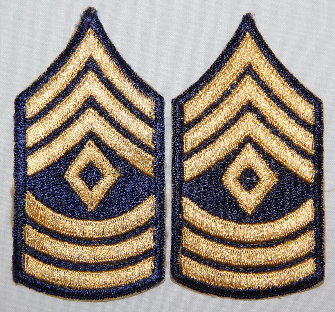 S232. KOREAN WAR NON COMBAT FIRST SERGEANT CHEVRONS - B & B Militaria
