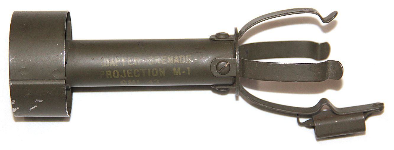 E682. NICE WWII 1945 DATED 4 PRONG M1 GRENADE PROJECTION ADAPTER - B ...