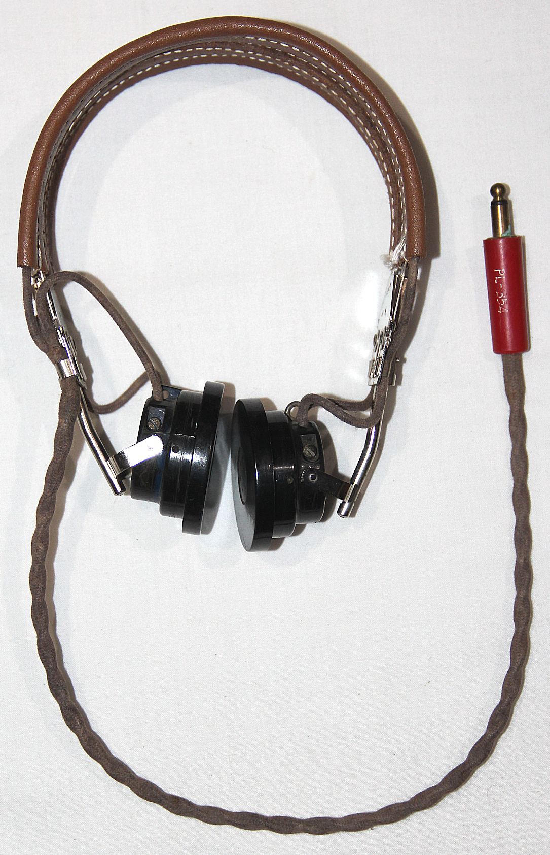 E687. WWII AAF HS-33 RADIO RECEIVER HEADSET - B & B Militaria