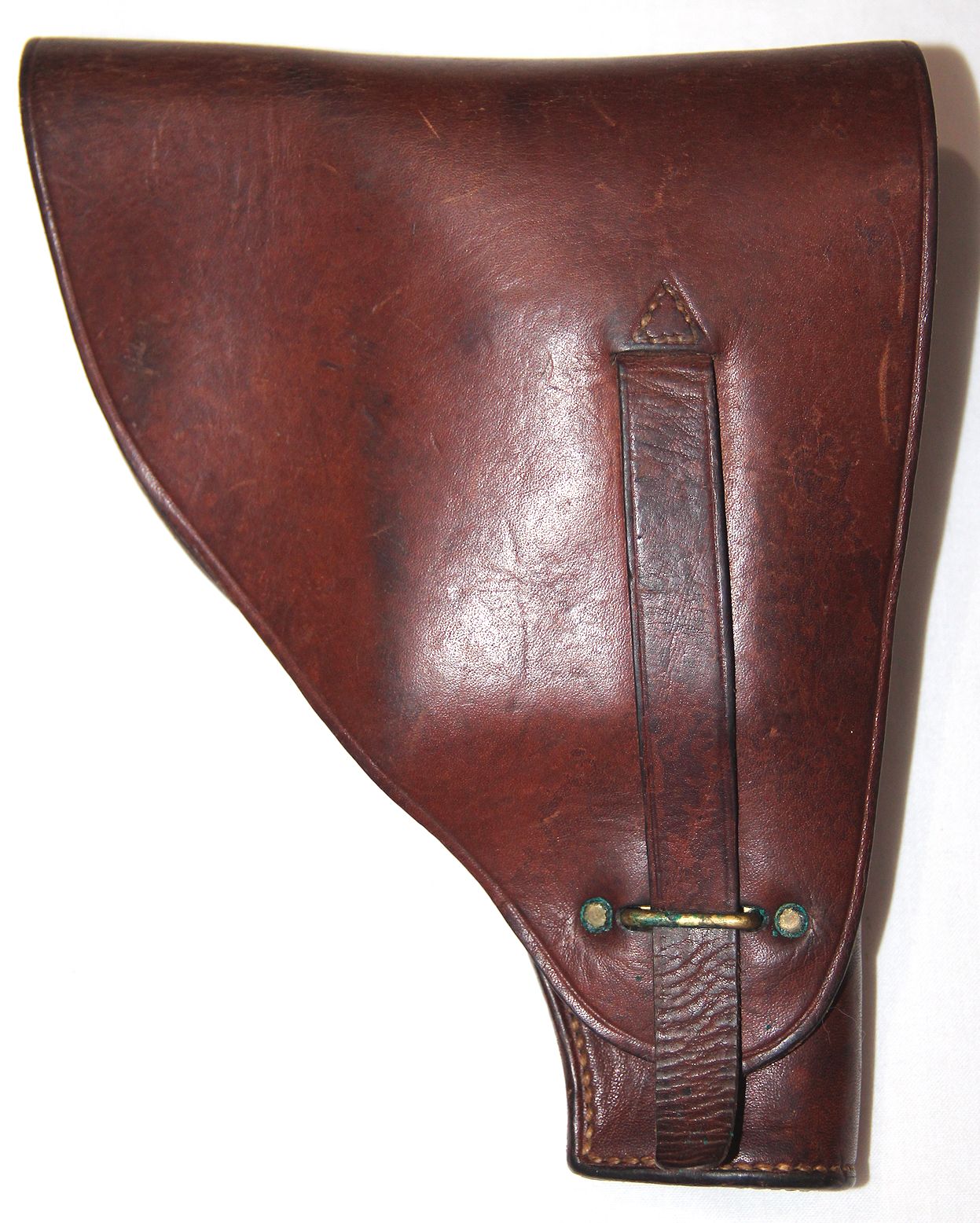 M204. WWII HUNGARIAN M37 FEMARU PISTOL LEATHER HOLSTER - B & B Militaria