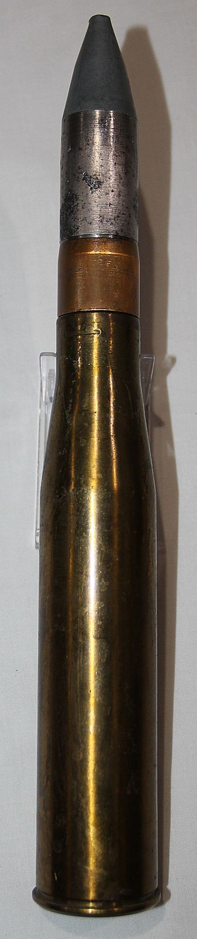 E769. INERT WWII USN 1.10" MKI MOD 15 ANTI AIRCRAFT ROUND - B & B Militaria