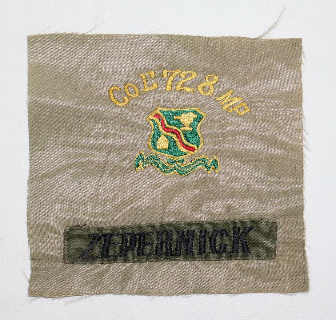 T531. KOREAN MADE COMPANY E 728TH MP BATTALION INSIGNIA & MORE - B & B ...