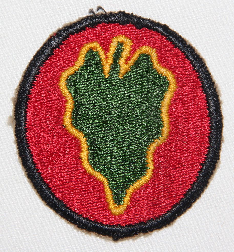 G313. WWII 24TH INFANTRY DIVISION PATCH - B & B Militaria