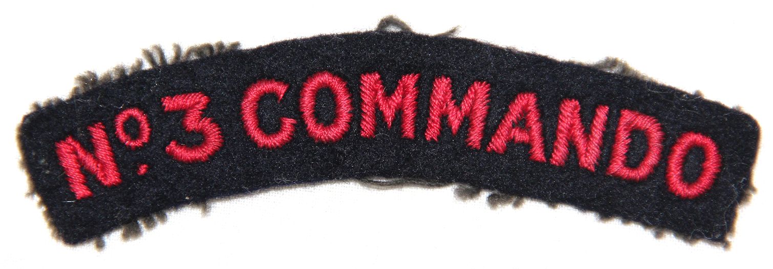 G314. WWII BRITISH No3 COMMANDO PATCH TAB - B & B Militaria